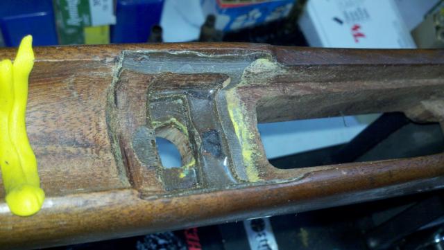 glass bedding the Mauser 98