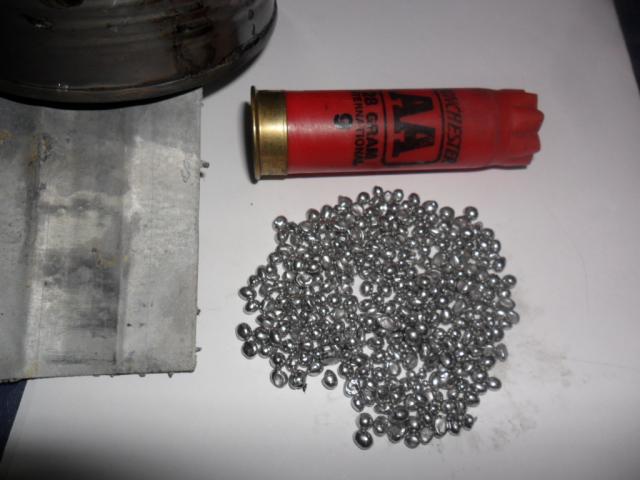 Home Made Lead shot attempt