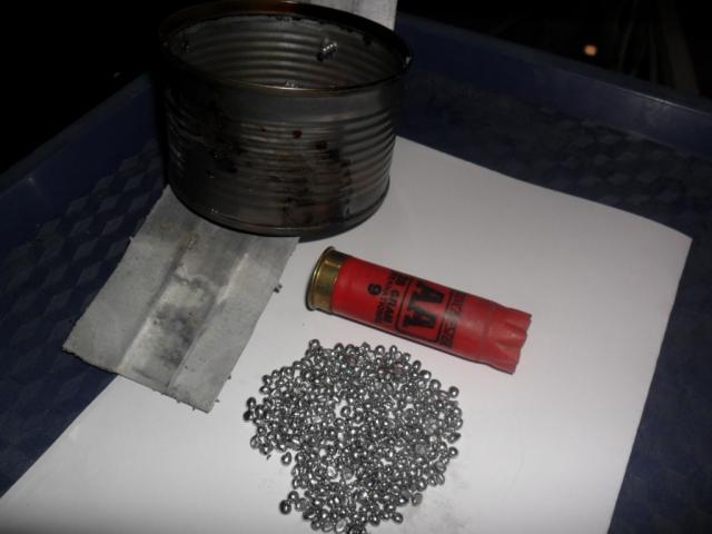 Home Made Lead shot attempt